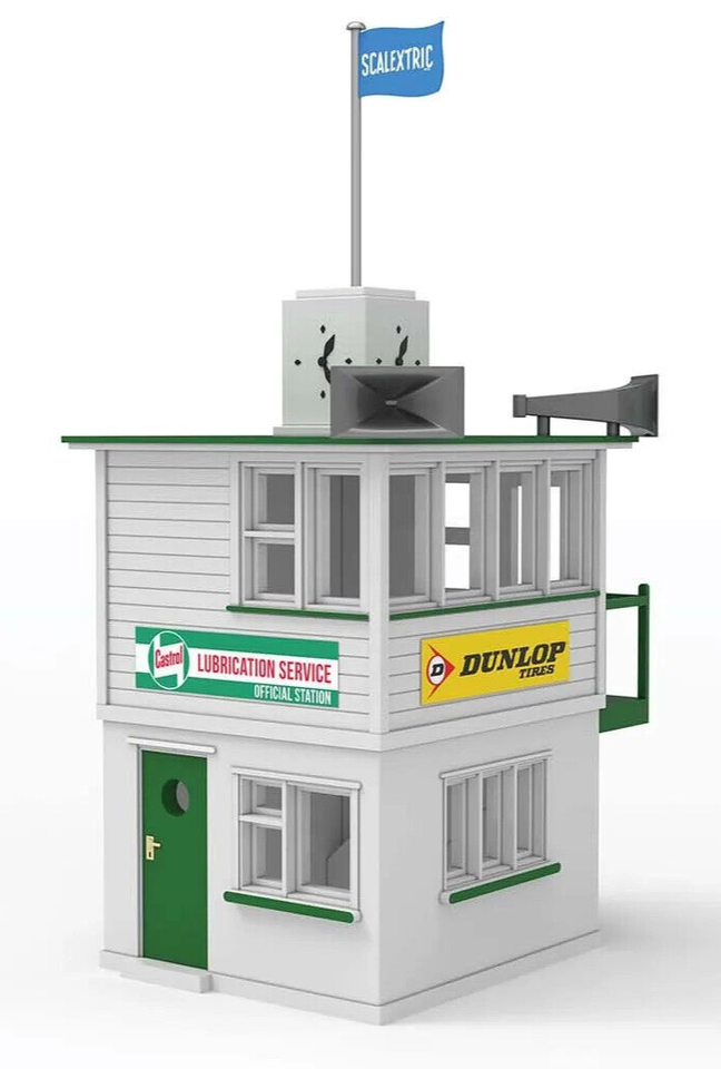Scalextric Classic Control Tower 1/32 Slot Car Track Scenery Accessory ...