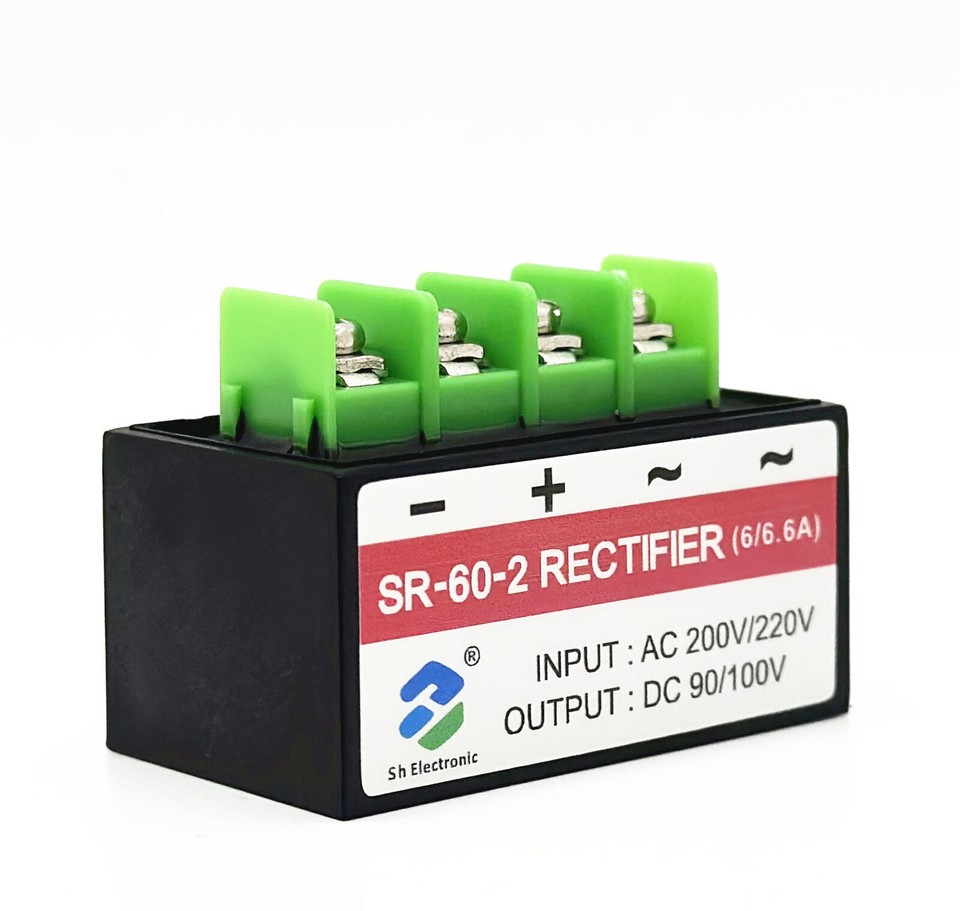 SR-60-2 220VAC/100VDC Rectifier Device 6/6.6A Motor Brake Rectifier | eBay