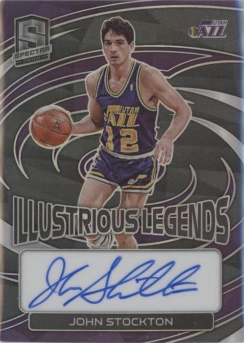 2022-23 Panini Spectra - Illustrious Legends Signatures John Stockton # ...
