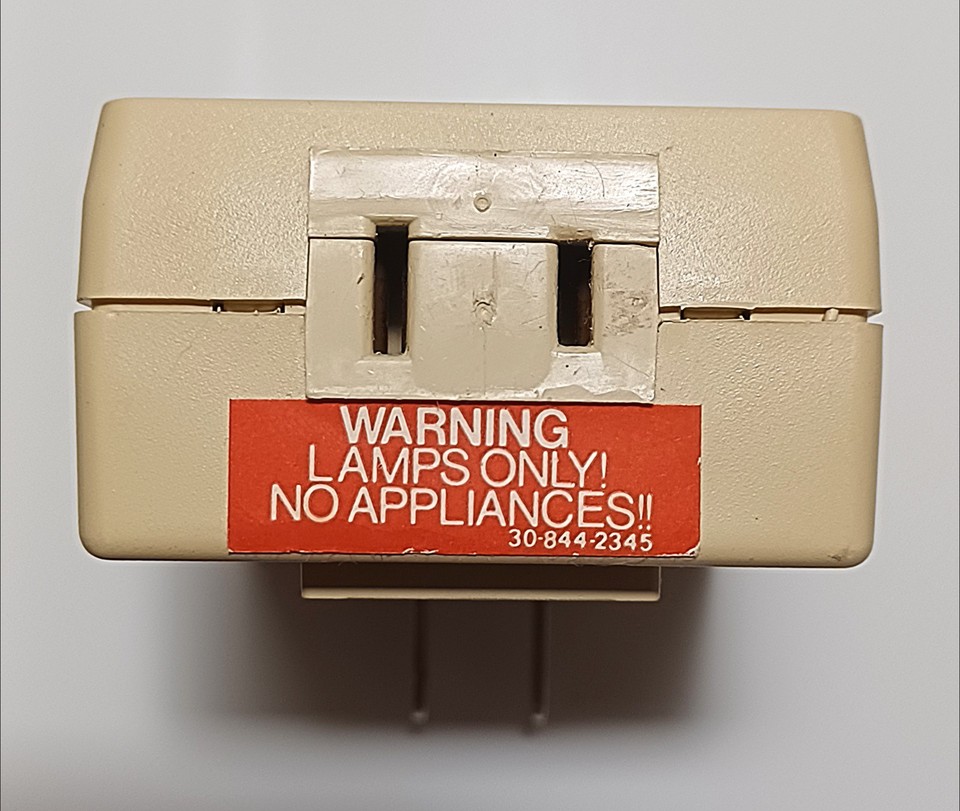 X-10 Powerhouse Lamp Module Model LM465 UL Approved Beige Very Good ...