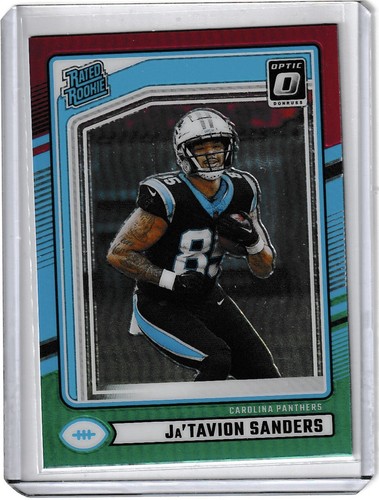 JaTavion Sanders 2024 Donruss Red Pandora SP Rookie | eBay