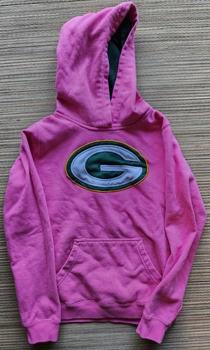 Girls Pink Packers Hoodie XL – Official NFL Team Apparel for Young Fans ...