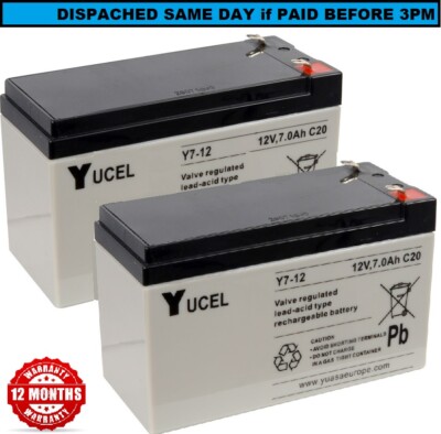 2 x NEW REPLACEMENT cells to rebuild RBC33 battery pack - - 1 Year ...