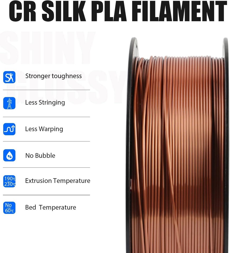 Creality Soleyin Ultra PLA/PLA/PETG PLA/Silk PLA 3D Printer Filament 1 ...