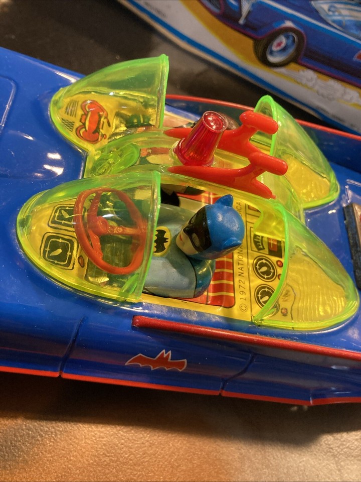 Vintage Batman 1972 AHI Battery Operated Mystery Action Batmobile ...