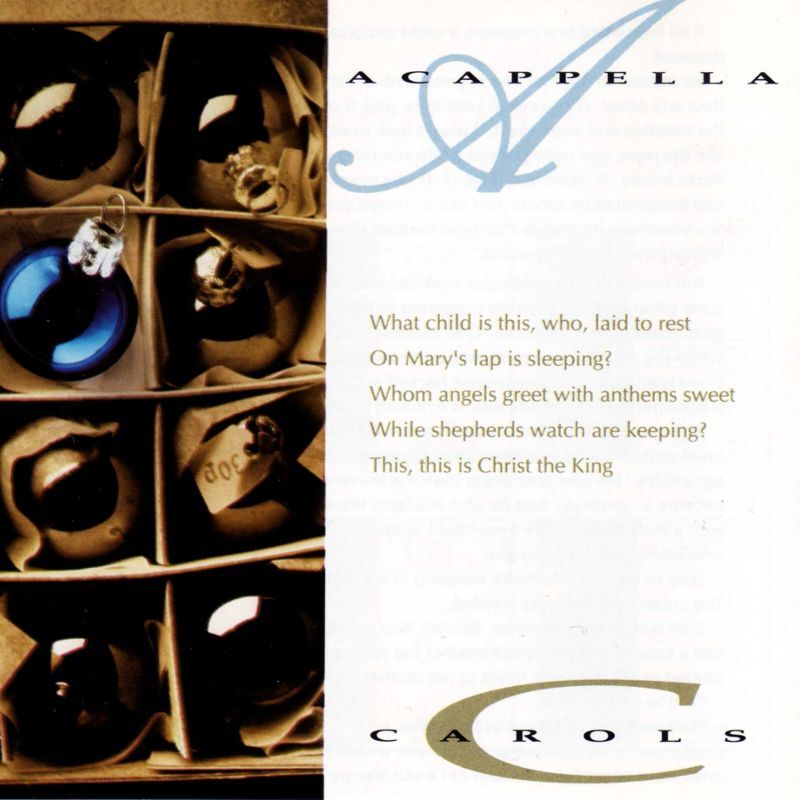 Carols: The Acappella Series - Acappella Series - Licensed Reproduction ...