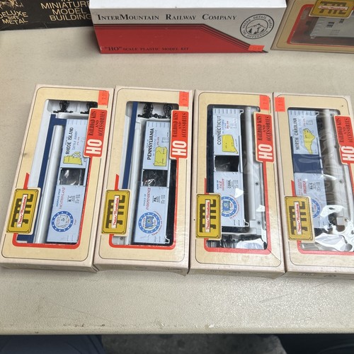 Vintage US Bicentennial HO Train Car Lot of 4 TM Train Miniature | eBay