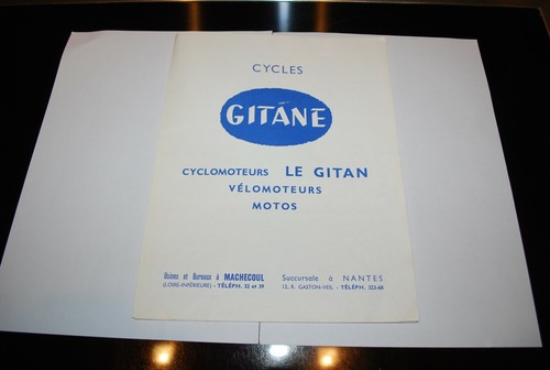 CATALOGUE BROCHURE CYCLES GITANE CYCLOMOTEURS LE GITAN | eBay