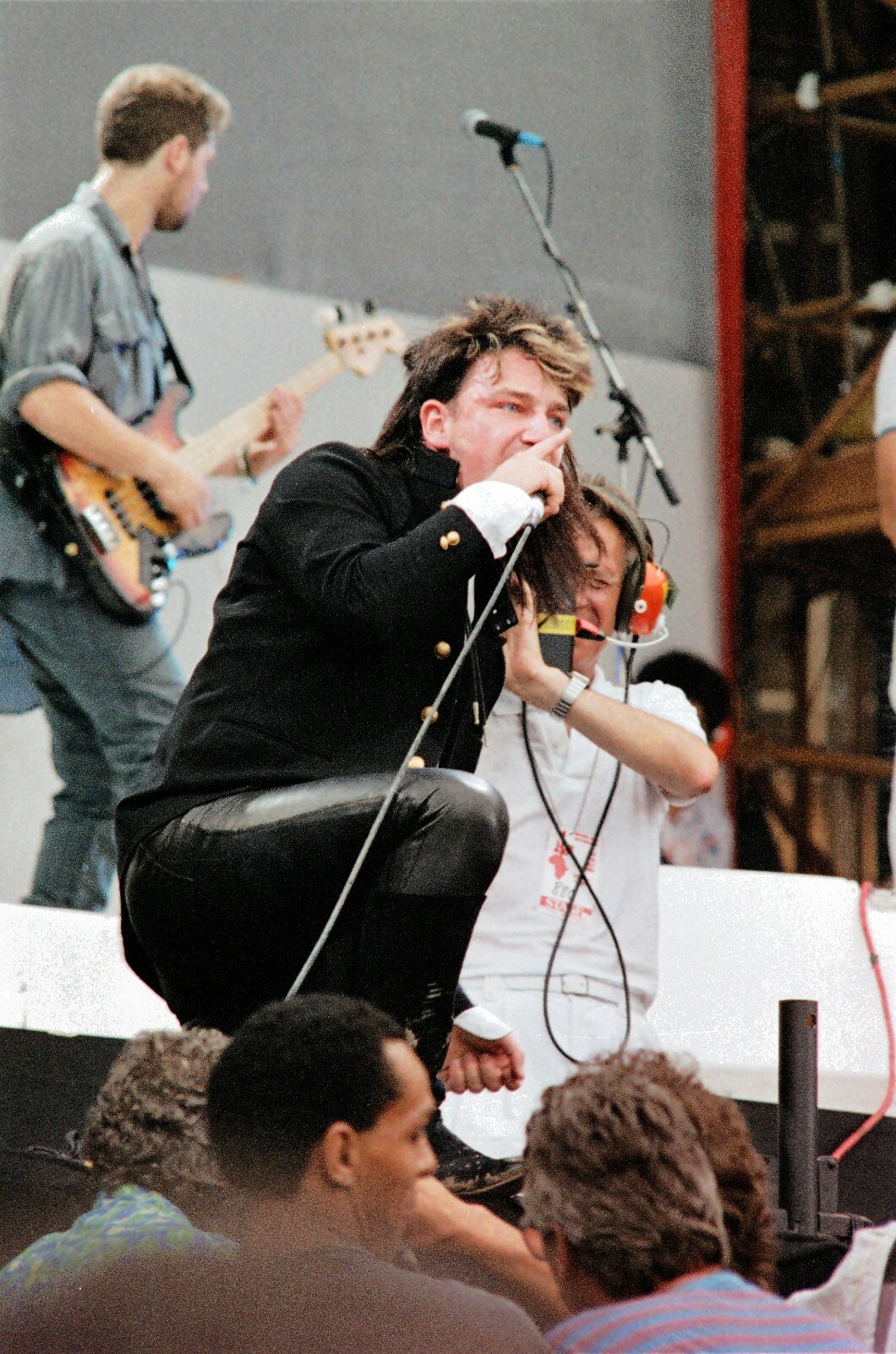 U2 in concert at LIVE AID Wembley Stadium 1985! 40 Rare & Iconic PHOTOS ...