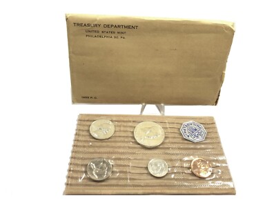 1955 Proof Set Silver Coins US Mint - Original Envelope (51) | eBay