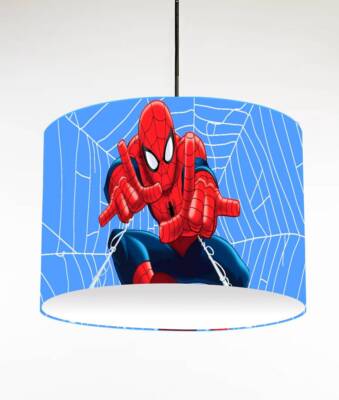 SPIDERMAN SPIDEY CEILING DRUM LIGHT SHADE / TABLE LAMPSHADE 3 SIZES ...