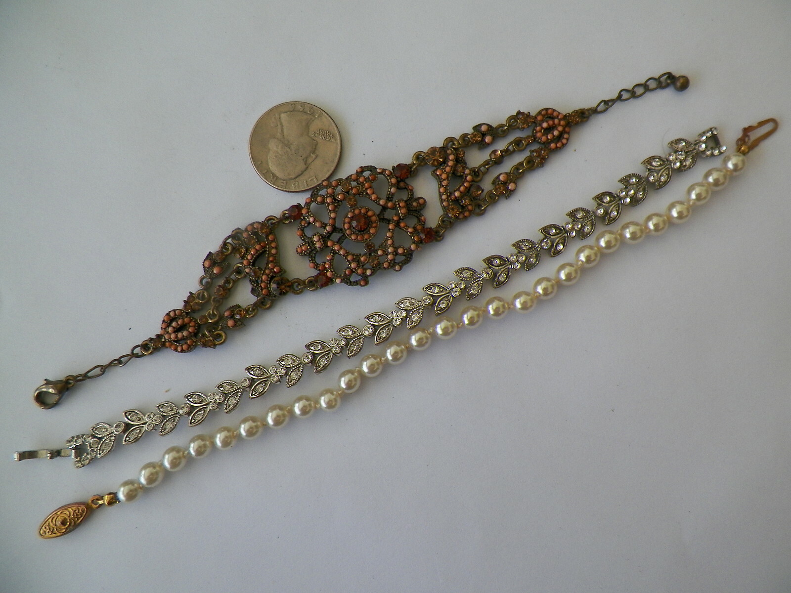 LOT OF 3 VINTAGE FASHION BRACELETS | eBay