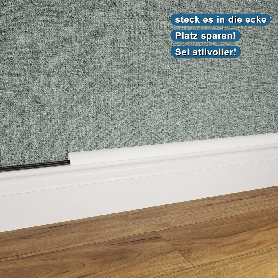 30cm TV Cable Wire Tidy Cover Wire Hide SELF ADHESIVE Trunking PVC ...