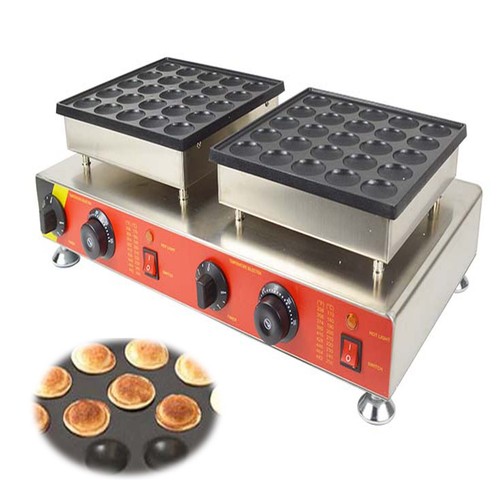 1.77" Mini Commercial Muffin Maker Stainless Steel Pancake Machine 50 ...