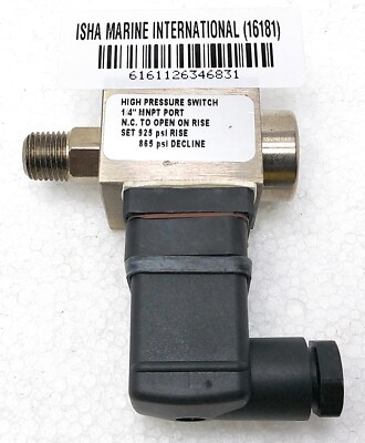 Pressure - High Pressure Switch