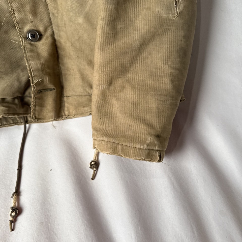 Vintage 40s USN N1 Deck Jacket Stencil WW2 Size 40 ? Alpaca Navy ...