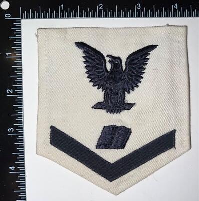 WWII USN US Navy Petty Officer 3rd Class Printer Rate Patch | eBay