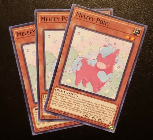Yugioh Melffy Pony Playset (3 Cards) ROTD-EN020 1st Ed Pack Fresh | eBay