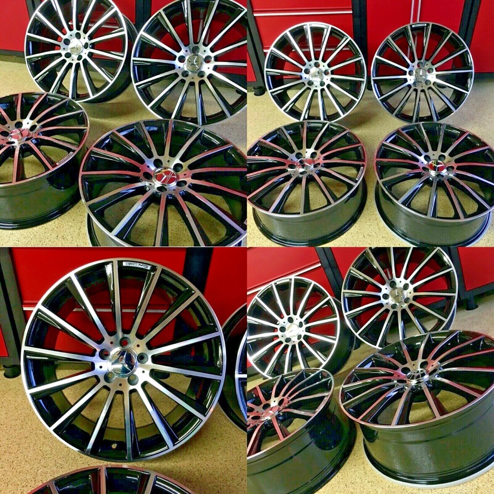 MERCEDES 20 INCH S63 NEW RIMS WHEELS 20/8.5 20/9.5 E350 S550 CLS550 AMG ...