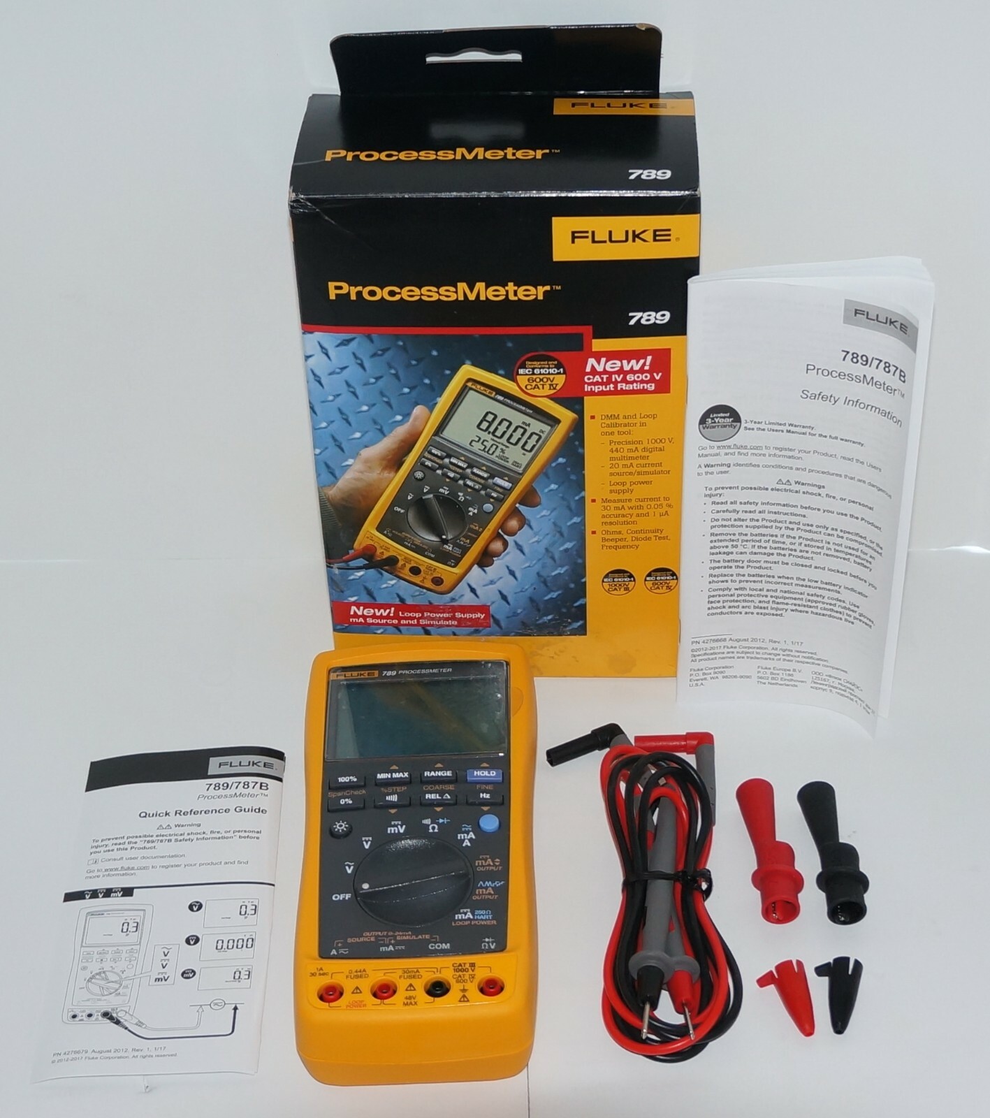 FLUKE 789 PROCESSMETER PROCESS METER LOOP CALIBRATOR BRAND NEW | eBay