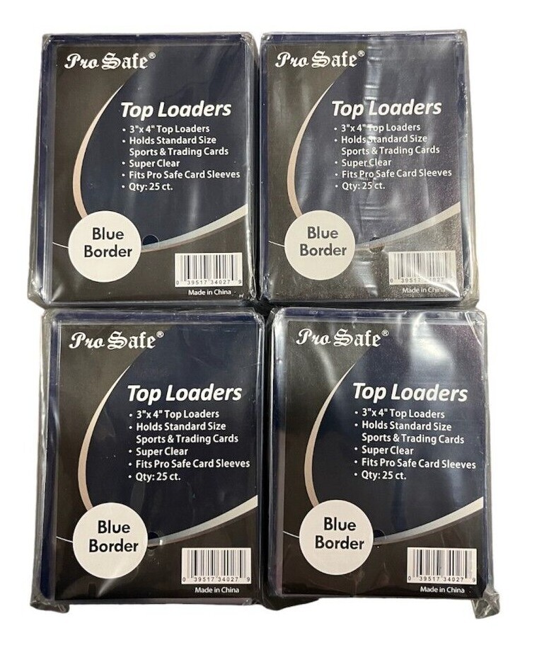 Pro Safe 3x4 Blue Toploaders 34027 New Top Loaders | eBay