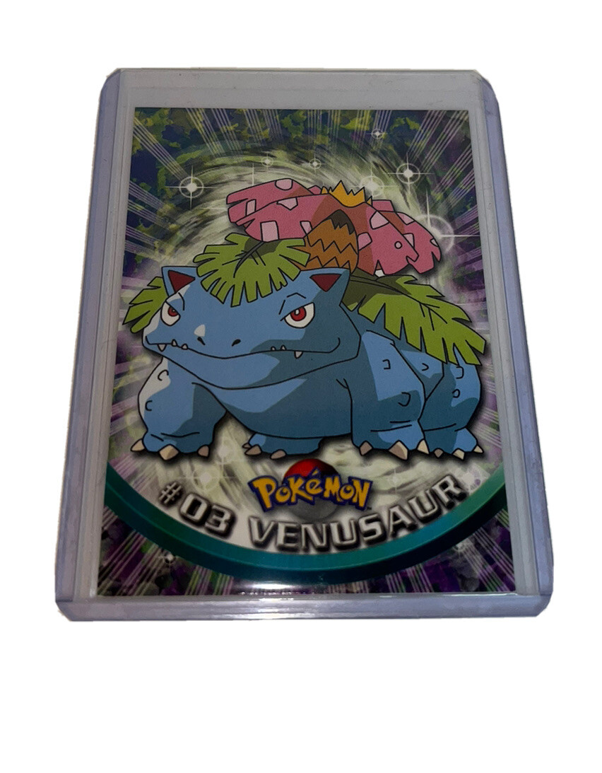 Pokemon Topps Card - Venusaur #03 Non Holo Black Label TV Anim. Edition ...
