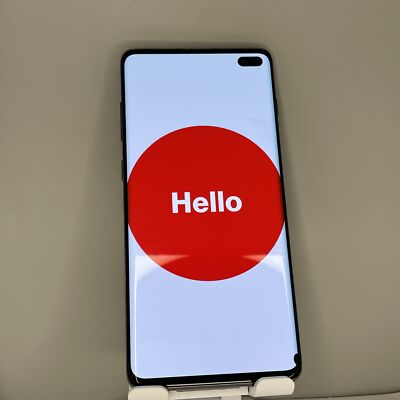 Samsung Galaxy S10+ - SM-G975U - 128GB - Prism Black (Verizon - ULK ...