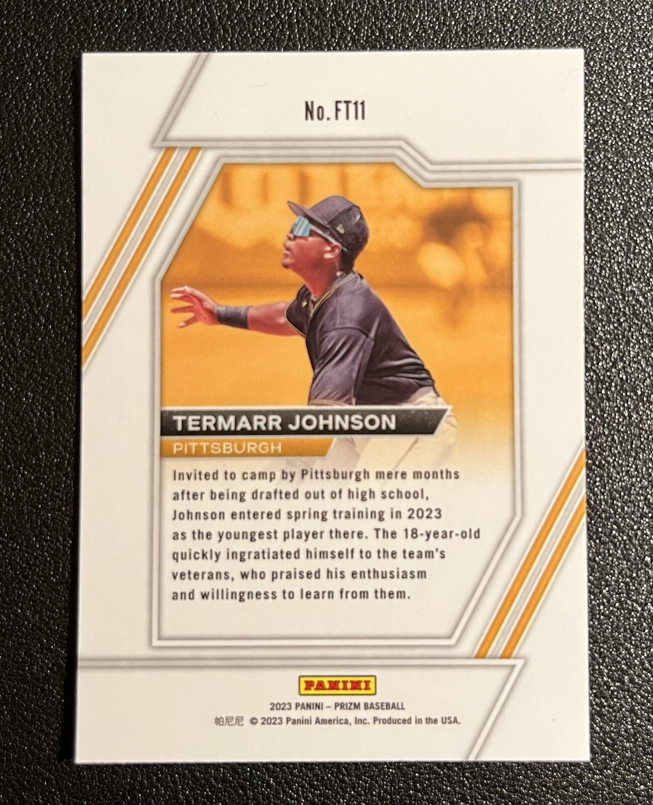 2023 Panini Prizm Future Tools Silver Prizm #FT11 Termarr Johnson ...