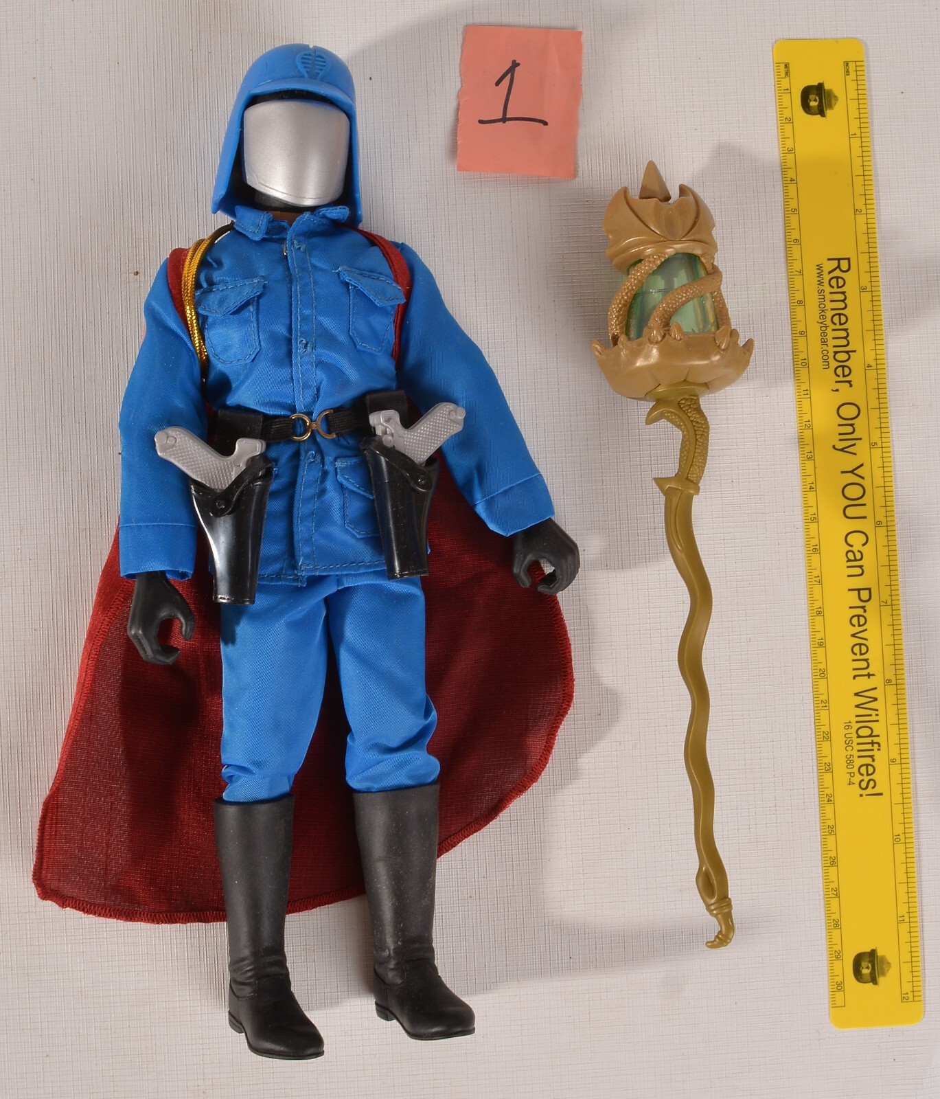 Lot #1 - Hasbro - 12 inch - GI Joe - Cobra Commander - Valor VS Venom ...