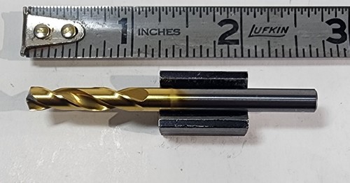 13/64" / .203" Carbide Stub Drill 7/8" DOC Regrind - No Coating on End ...