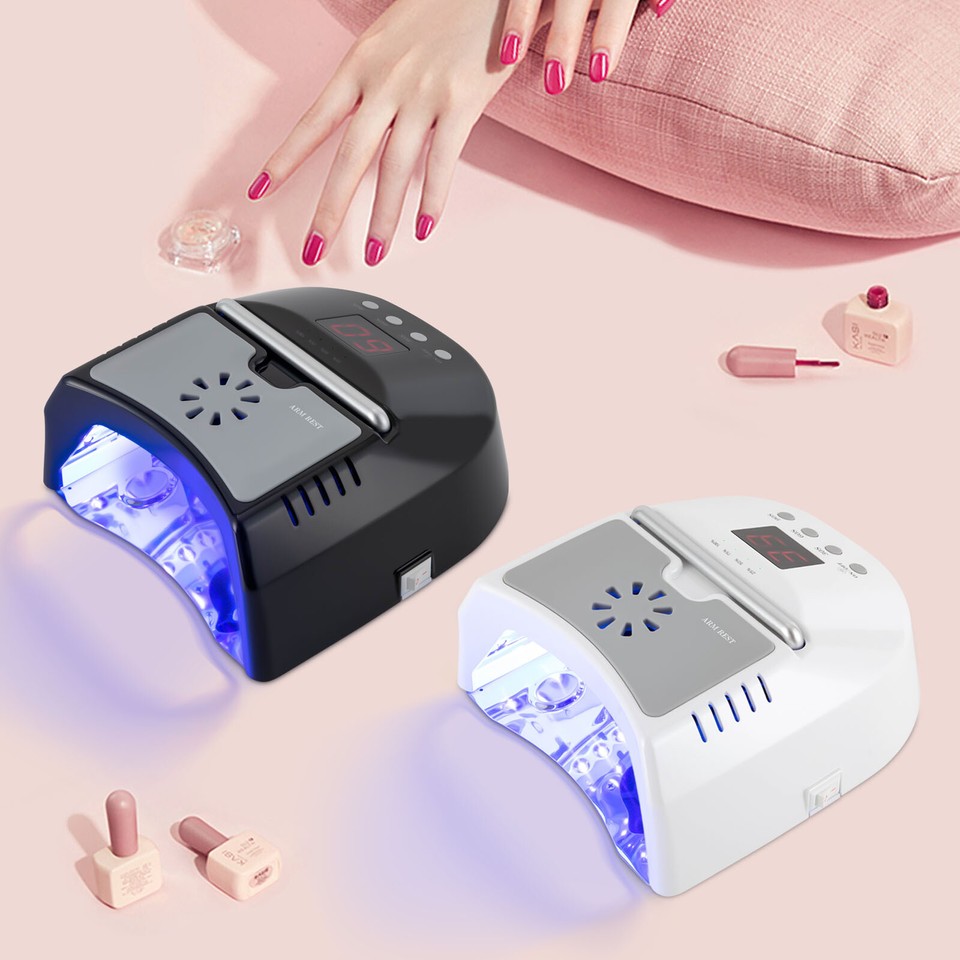 PROFESSIONAL UV LED LIGHT Lamp Rechargeable Cordless Gel Nail Dryer ...