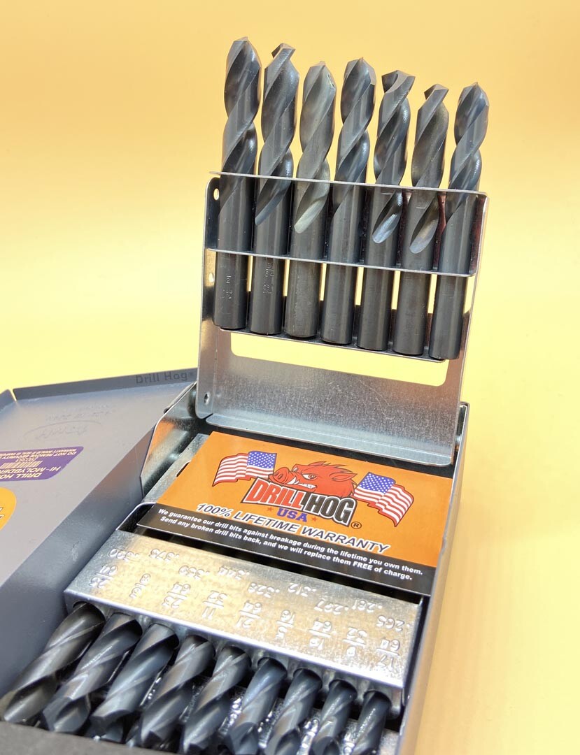 29 Pc Stub Length Drill Bit Set HI-Moly M7 Screw Machine Stubby Bit ...