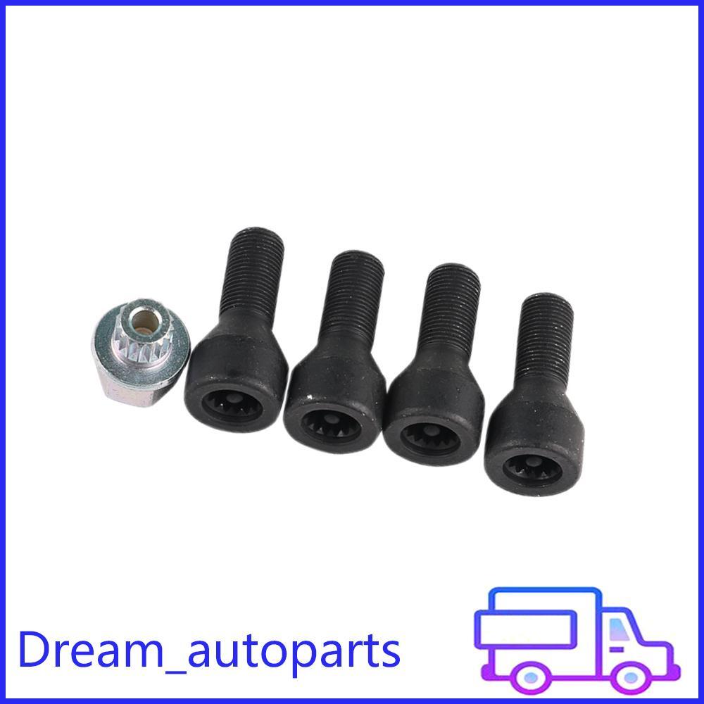 M14x1.25 Wheel Lock Locks Bolt Kit for BMW E70 F01 F02 F06 F10 F12 ...