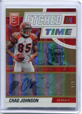 2022 Elite - CHAD JOHNSON - Etched in Time Autograph - CINCINNATI ...