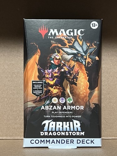 Magic the Gathering Tarkir Dragonstorm Abzan Armor Commander Deck - NEW ...