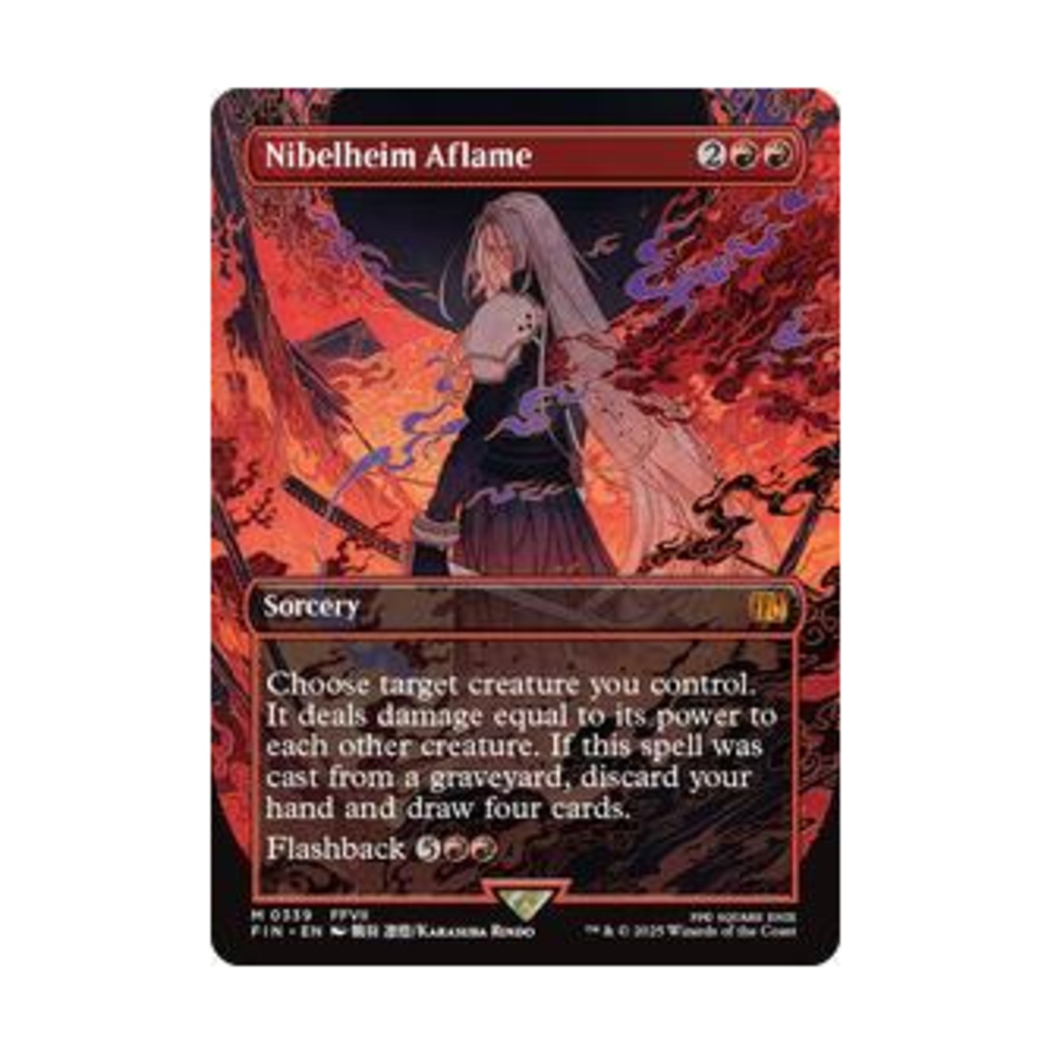 WOTC Universes Beyond: FINAL FANTASY Nibelheim Aflame (Borderless) (MR ...