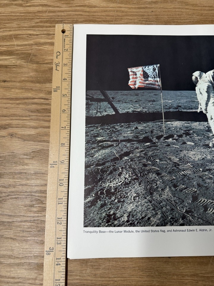 Apollo 11 Moon Landing NASA Picture Set 4 - 12 Prints U.S govt Printing ...