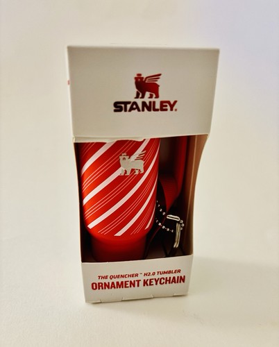 Stanley Cup Keychain Christmas Ornament Candy Cane Twist 2025 | eBay