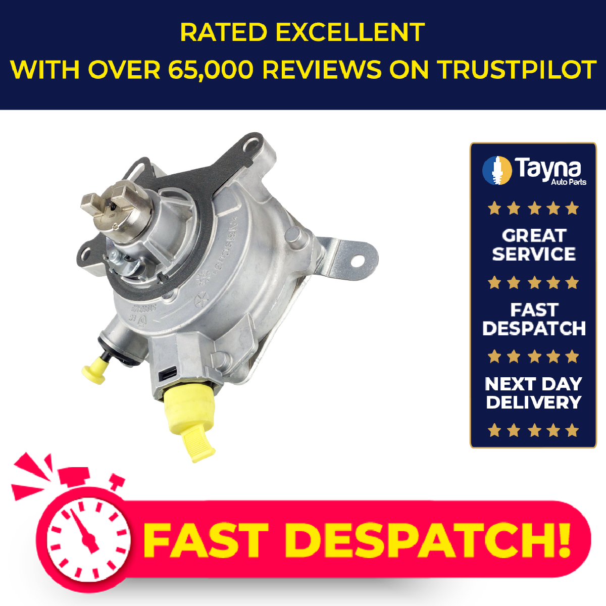 Vacuum Pump fits FORD TRANSIT COURIER B460 1.0 2014 on 1765939 1867424 ...