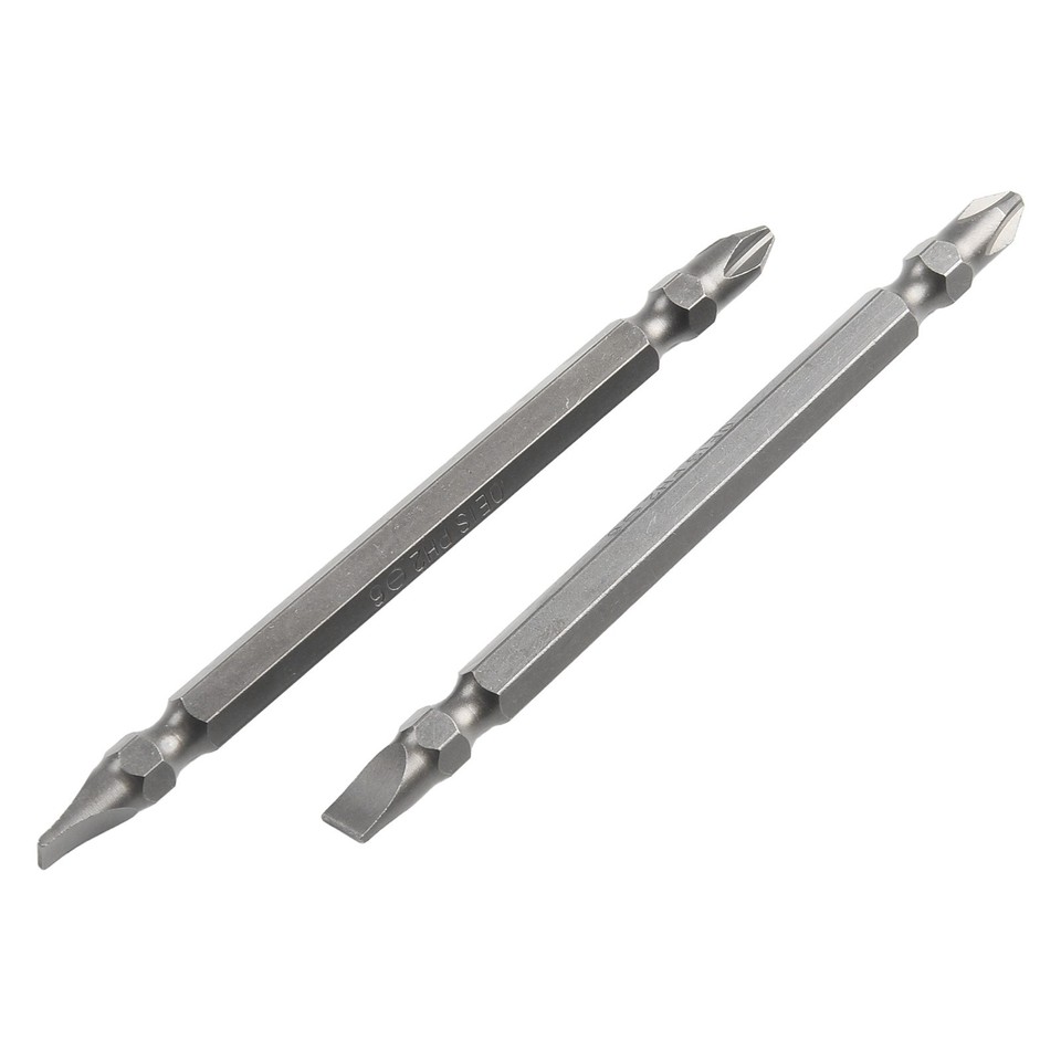 Magnetic Drill Bit Cross PH2 x Slot 6mm Electric Screwdriver Bits ...