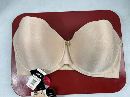 Delta Burke Underwire Lined Full Coverage Bra Size 40DD #2827-49 | eBay