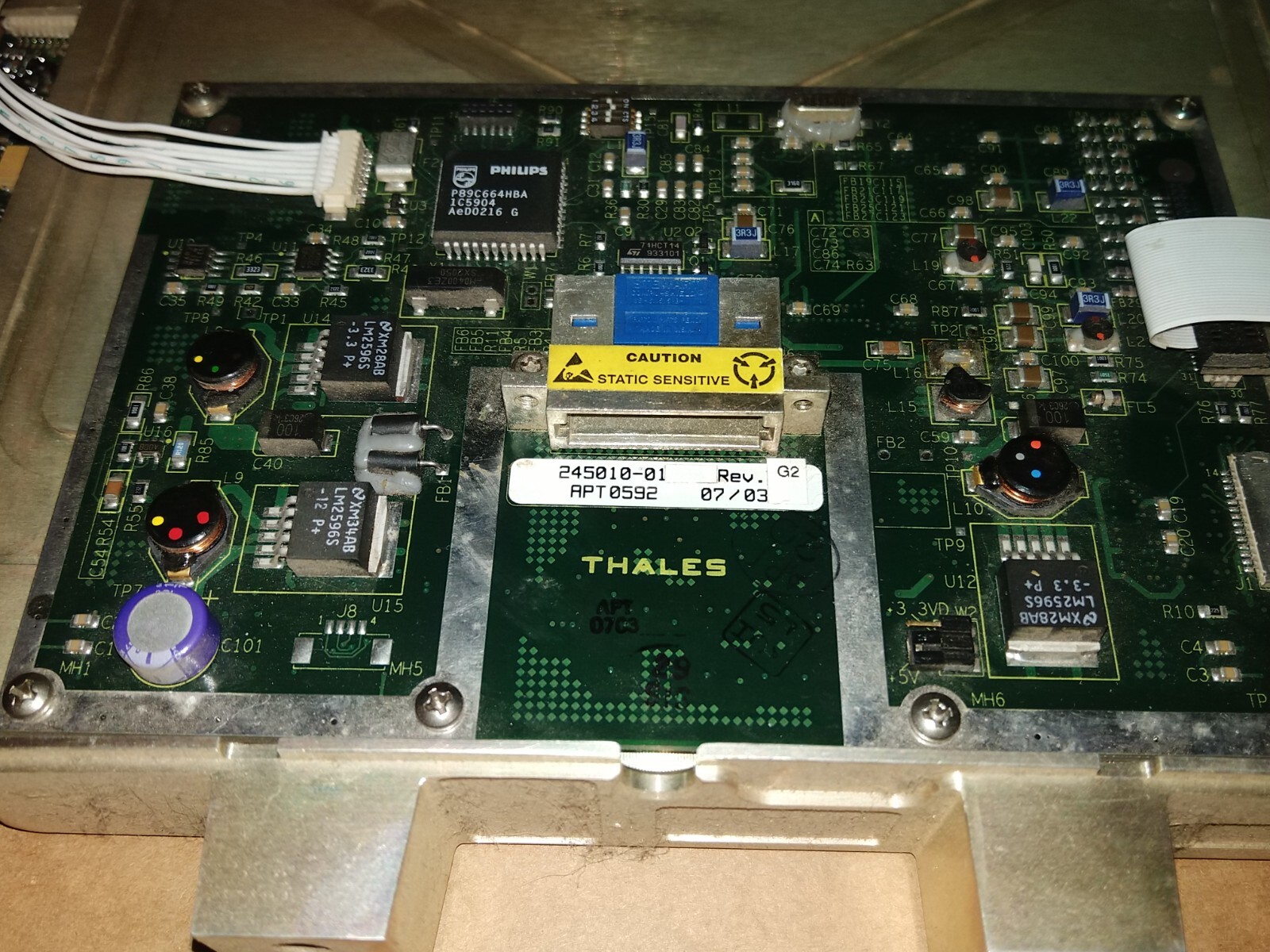 Thales Avionics 0LWJ2 #245029-02 Aviation plane MONITOR SCREEN | eBay