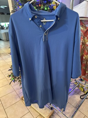 Bolle Golf shirt mens XXL light blue polo Tech short leeve | eBay