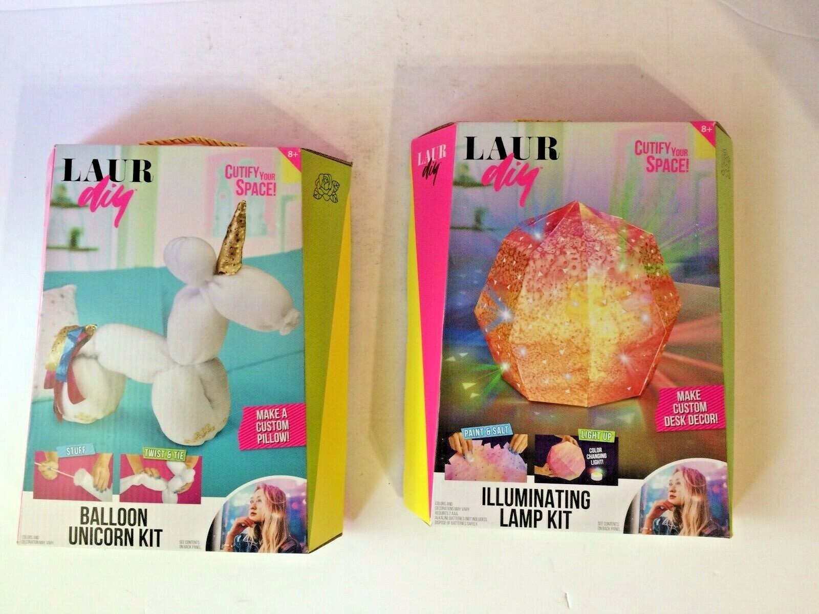 SET OF 2 LaurDIY Illuminating Lamp Craft Kit/ Laurdiy Balloon Unicorn ...