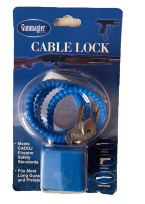 Gunmaster CABLE LOCK RIFLES PISTOLS SHOTGUNS GUNS Meets CADOJ Firearm ...