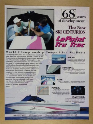 1994 Ski Centurion LaPoint Tru Trac Boat vintage print Ad | eBay