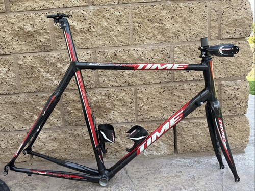 Time VXRS ULTEAM Frameset size Large w/ Time Monolink Stem and Time ...