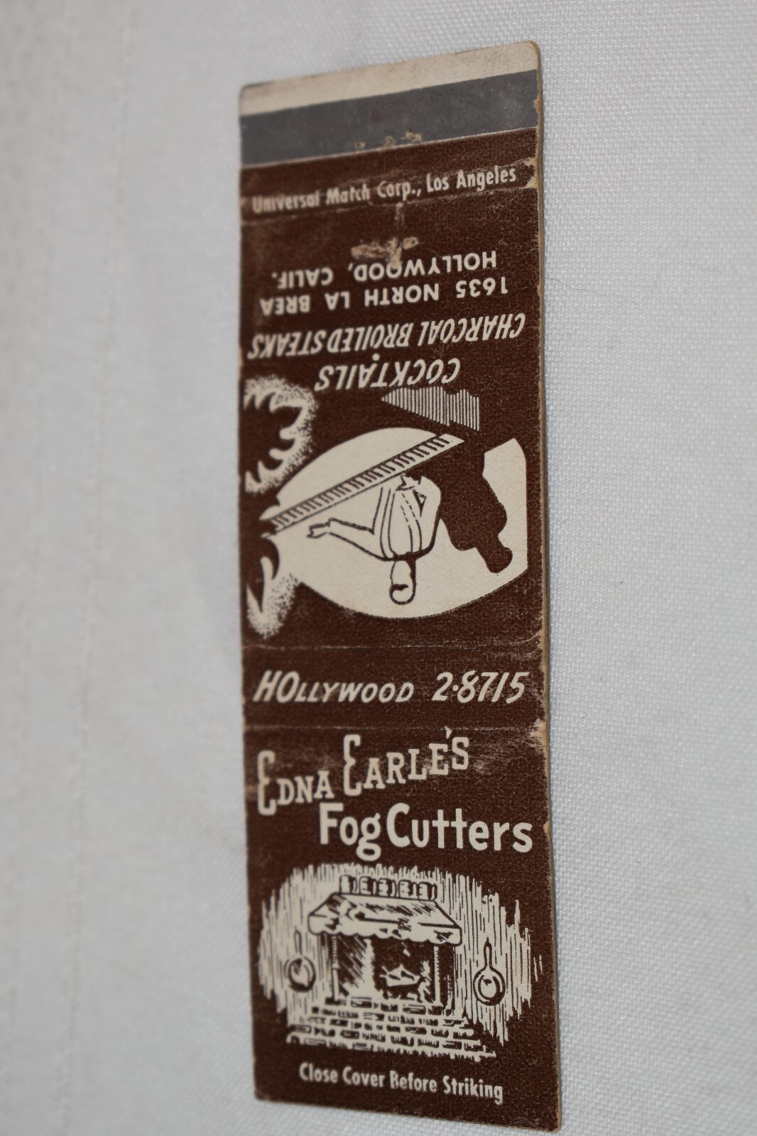 Edna Earle's Fog Cutters 20 Strike Matchbook Cover | eBay
