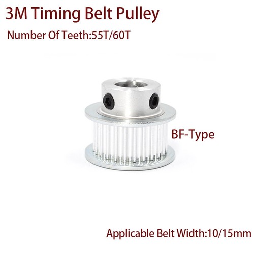 3M BF-Type Timing Belt Pulley Applicable Belt Width:10/15mm 55/60T Bore ...