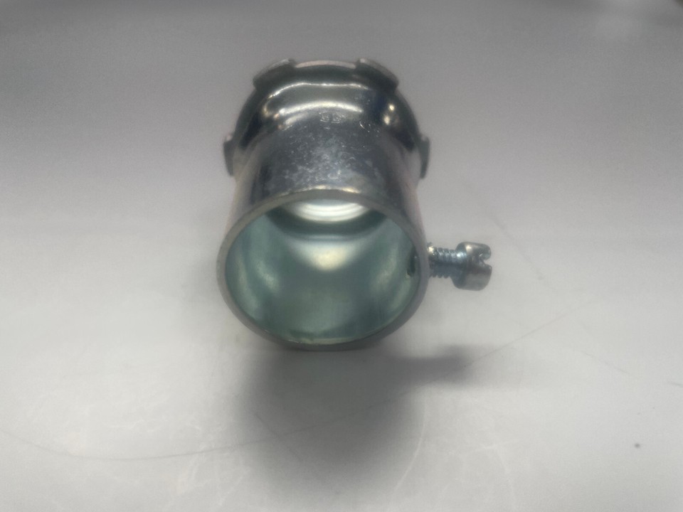 Steel City TC123A, EMT Connector, 1 Inch Conn,Sscrew,Emt,Stl, Lot of ...